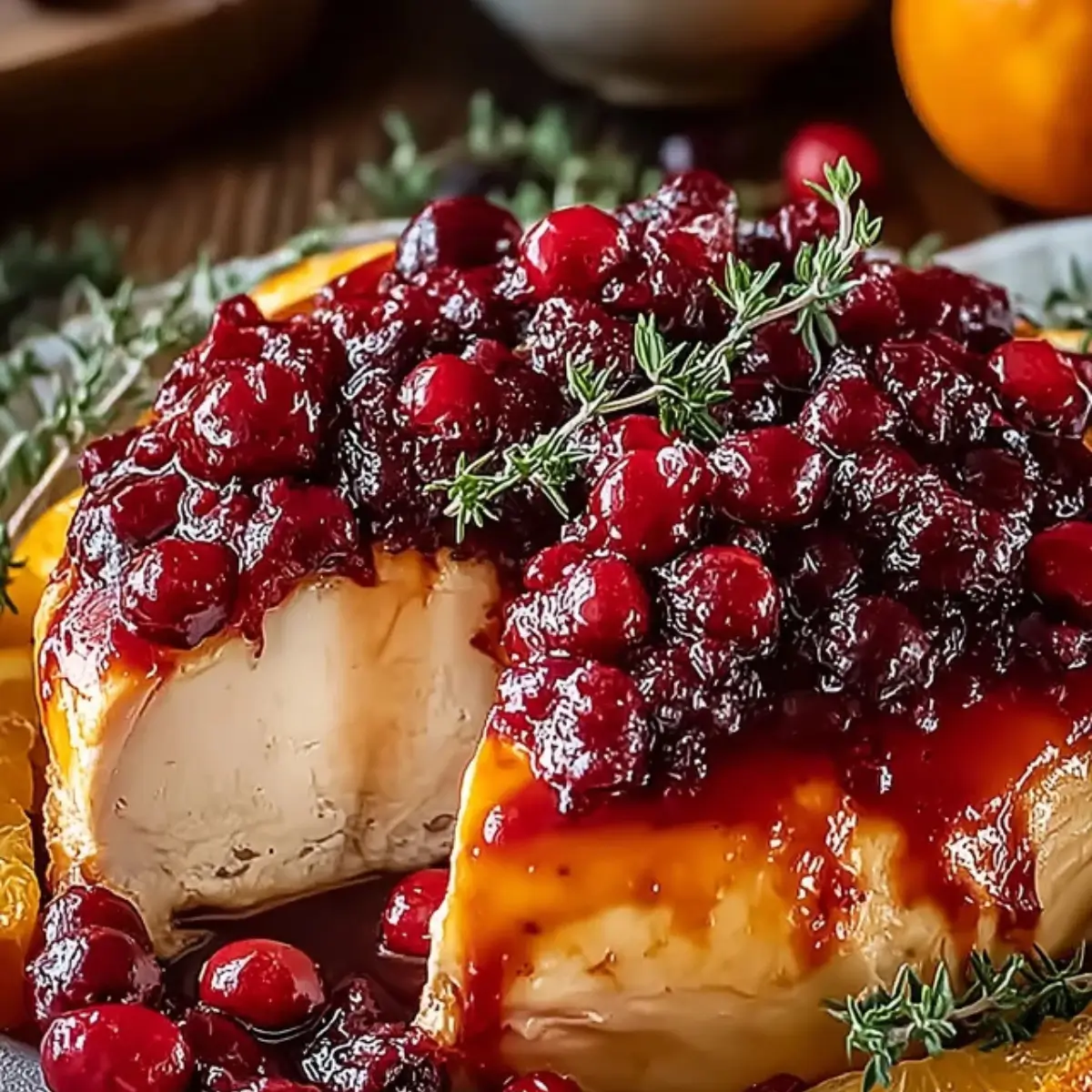 Perfekte Truthahnbrust mit Cranberry-Orangen-Glasur - GrandmaKitchen